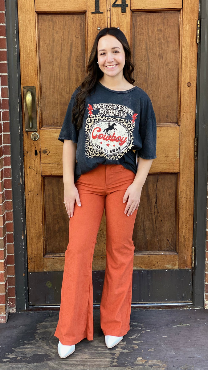 Burnt Orange Jeans – The Southern Pearl Uptown